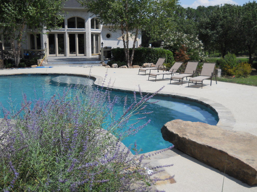 Wet Edge Satin Matrix Smokey Grey - Traditional - Pool - Atlanta - by ...