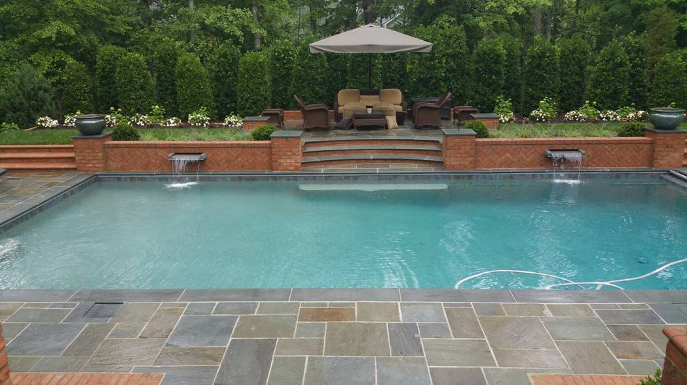 Wet Edge Technologies MatrixBlend Caribbean - Traditional - Swimming Pool & Hot Tub - Richmond ...