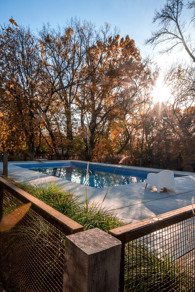 White Oak Chateau - Modern - Pool - Minneapolis - by TerraVista ...