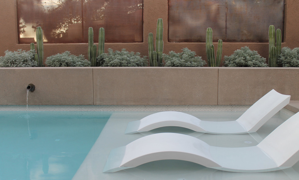 White Twist - Modern - Pool - Phoenix - by Prideaux Design | Houzz