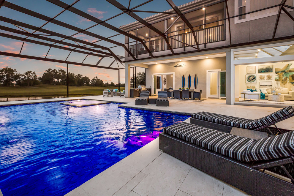 Whole House Remodel and Pool addition - Modern - Pool - Tampa - by ...