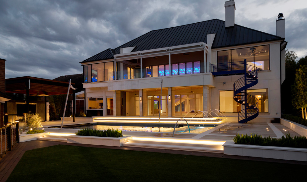 Williams Bentwater Home - Contemporary - Pool - Houston - by LaMay ...