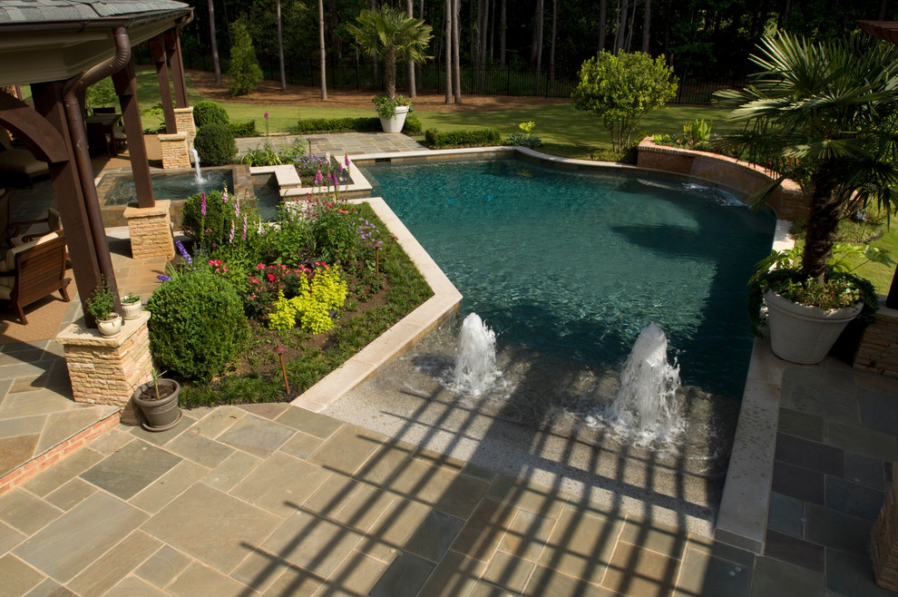 Windward Pool - Traditional - Pool - Atlanta - by Artistic Pools ...