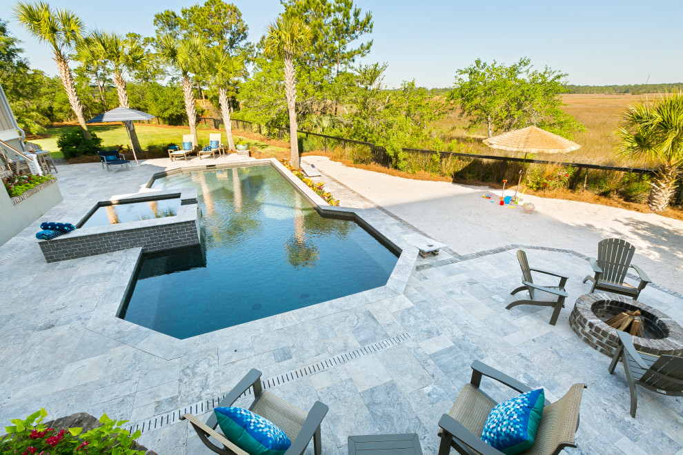 Woodford: Daniel Island - Beach Style - Pool - by Lowcountry Premier ...