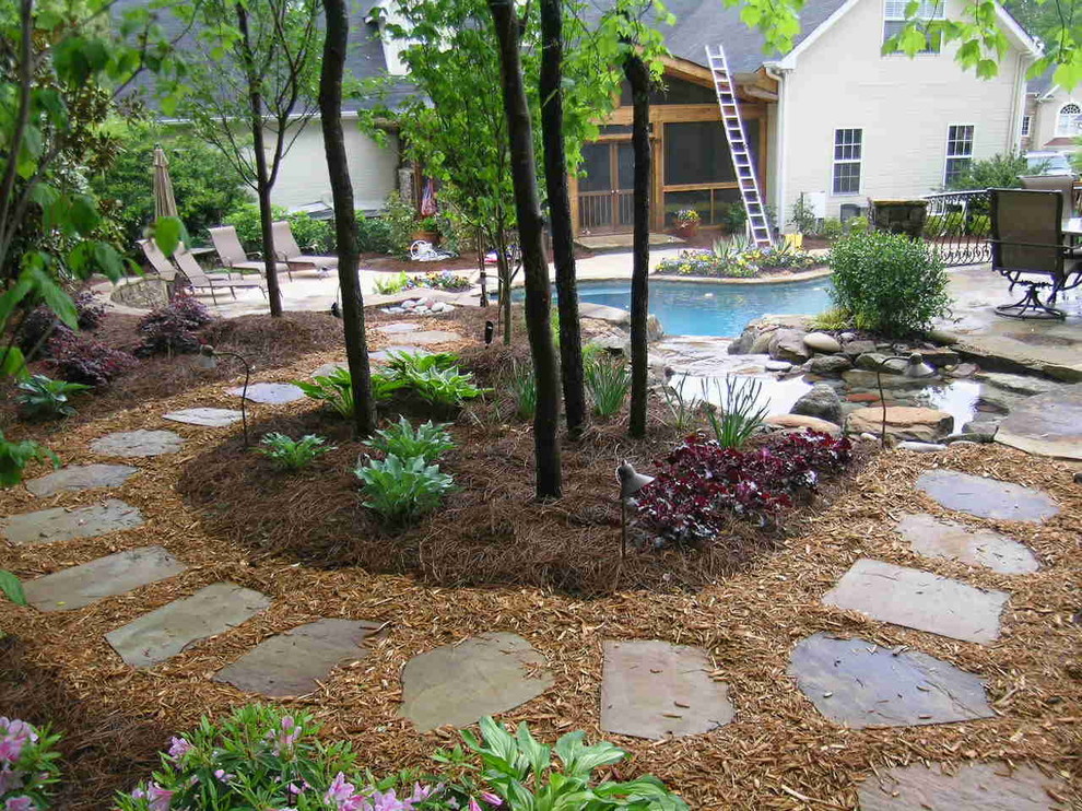 Woodland landscaping - Traditional - Pool - Atlanta - by Legacy ...