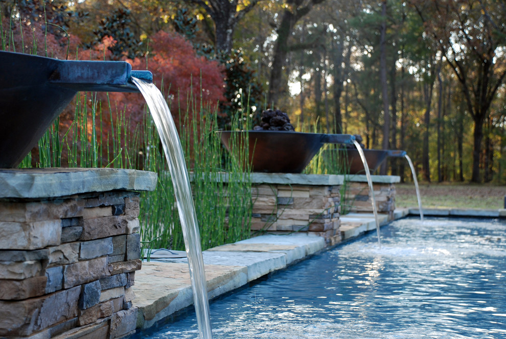 Woodland Retreat - Rustic - Pool - New Orleans - by Tony Tradewell ...