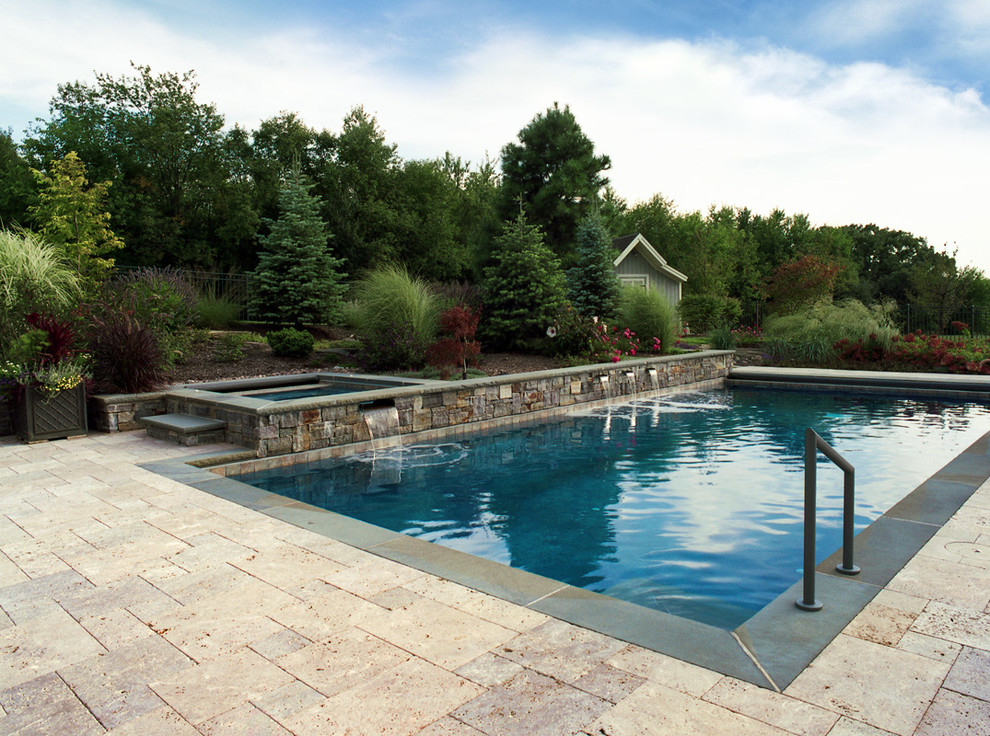 Woodstock Pool - Traditional - Pool - Chicago - by Arvidson Pools ...