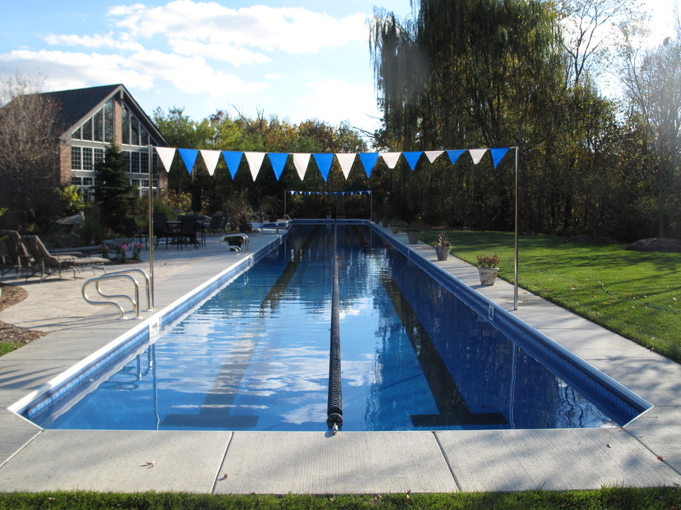 Worlds Longest Vinyl Liner Pool (165' Olympic Pool) - Traditional ...