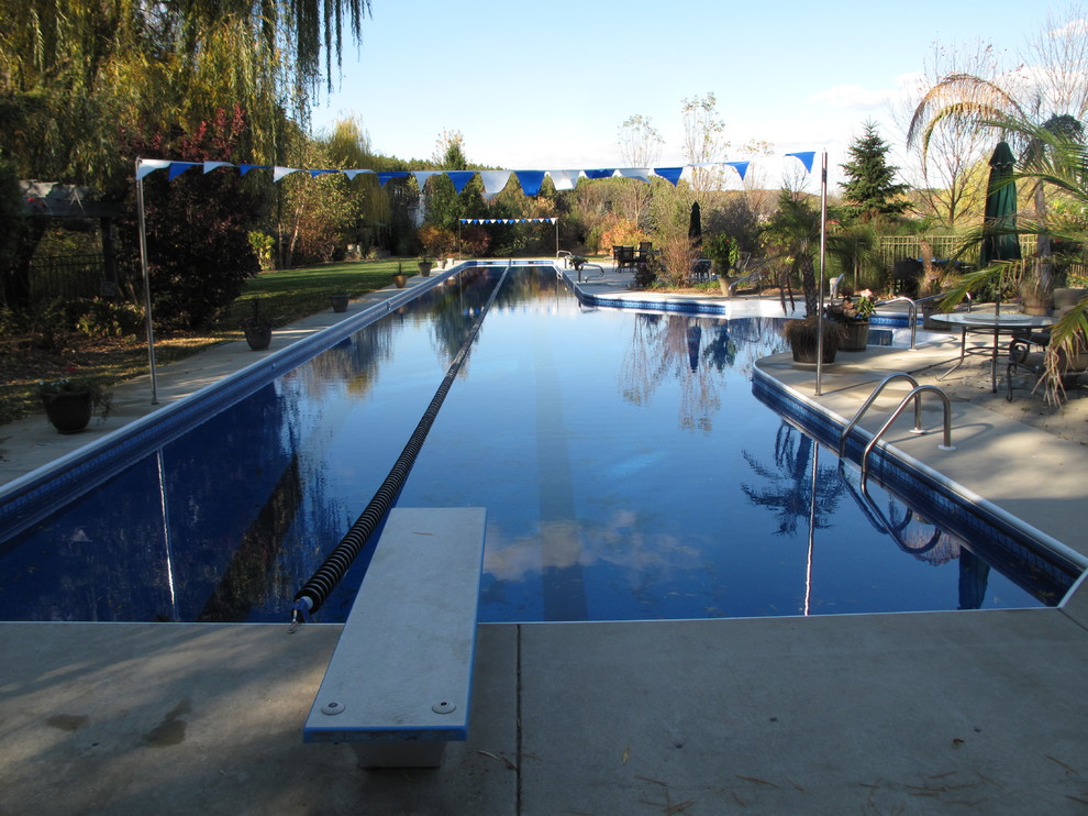 Worlds Longest Vinyl Liner Pool (165' Olympic Pool) - Traditional ...