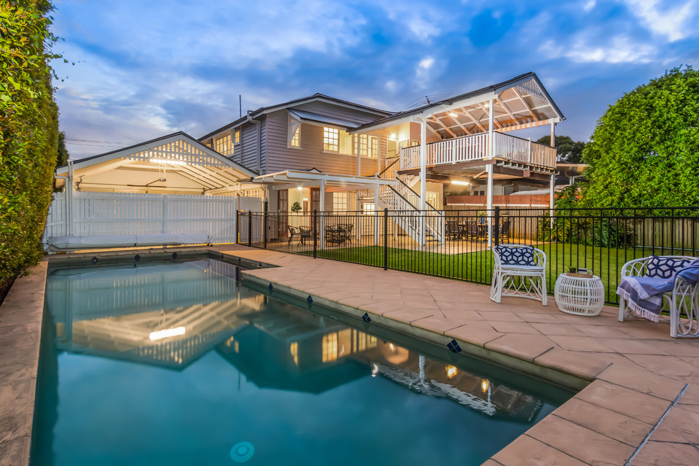 Wynnum Queenslander - Traditional - Pool - Brisbane - by User | Houzz