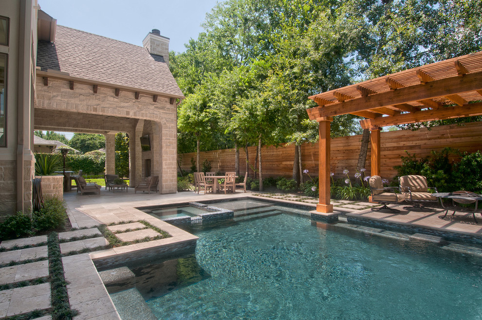 Zen and Loving It - Traditional - Pool - Houston - by Texas Pools | Houzz