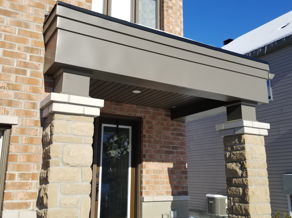 10" Square PVC Columns - Modern - Veranda - Ottawa - by Mjolnir ...