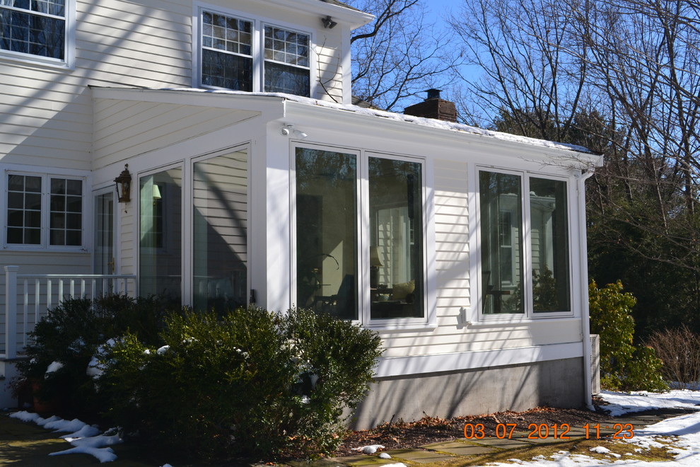 1970's Colonial Gets Updated - Traditional - Porch - Boston - by Hands ...