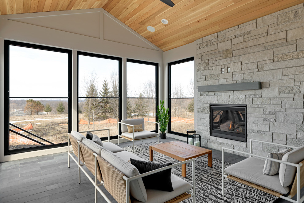 2020 Modern Prairie Rambler - Contemporary - Porch - Minneapolis - by ...