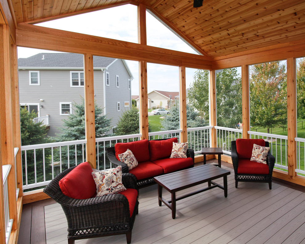 3 Season Porch with Composite Deck - Contemporary - Porch - Other - by ...