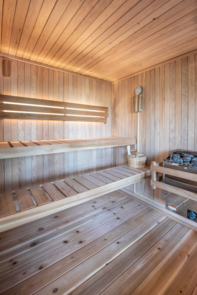 3 Season Room with Finnish Sauna - Rustic - Porch - Other - by Degnan ...