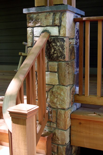 A Curved Handrail - Traditional - Veranda - DC Metro - by WINN Design ...