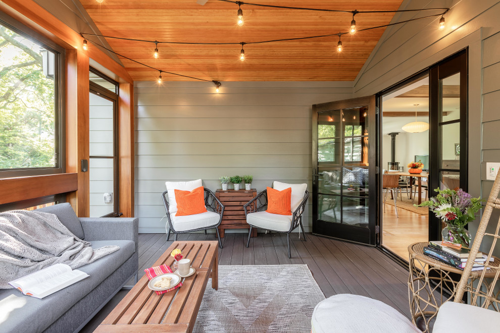 A Manufactured Makeover - Transitional - Porch - Detroit - by ...