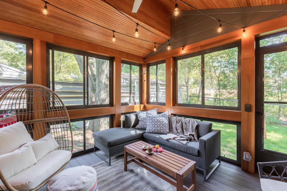 A Manufactured Makeover - Transitional - Porch - Detroit - by ...