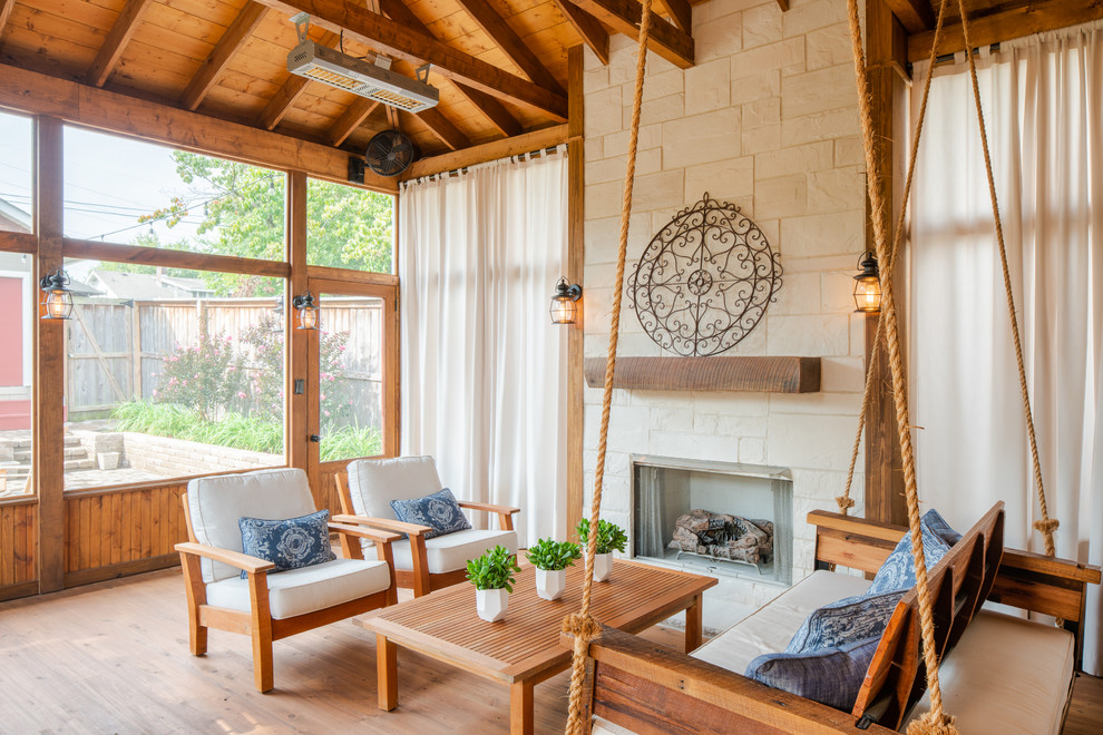 A Perfectly Stained Porch - Traditional - Porch - Nashville - by The ...