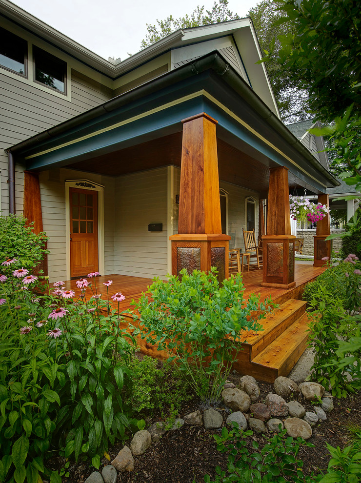 A Transformation in Stages - Craftsman - Porch - Detroit - by ...
