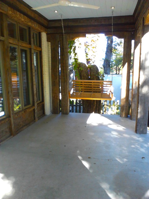 A walk to the park, turned into a project - Traditional - Verandah ...