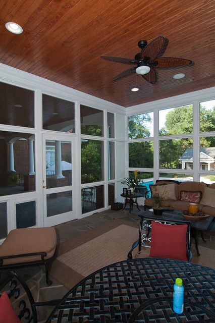 Adding Sunshine in South Charlotte with Pool House, Sun Room ...