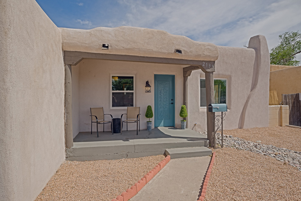 Adobe Charmer - Modern - Porch - Albuquerque - by Annique Property ...