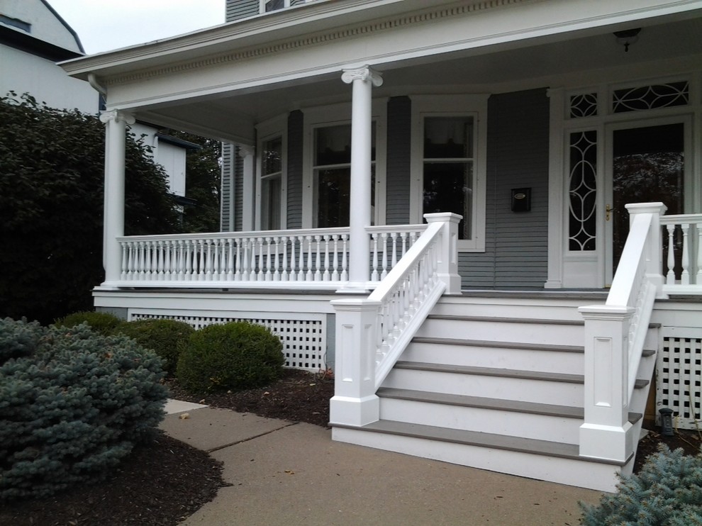After Restoration of Classic Style Porch - Traditional - Porch - Other ...