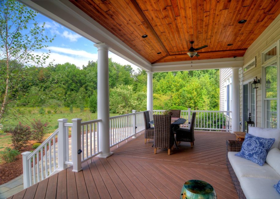 Aldie Open Porch - Traditional - Porch - DC Metro - by Core Outdoor ...