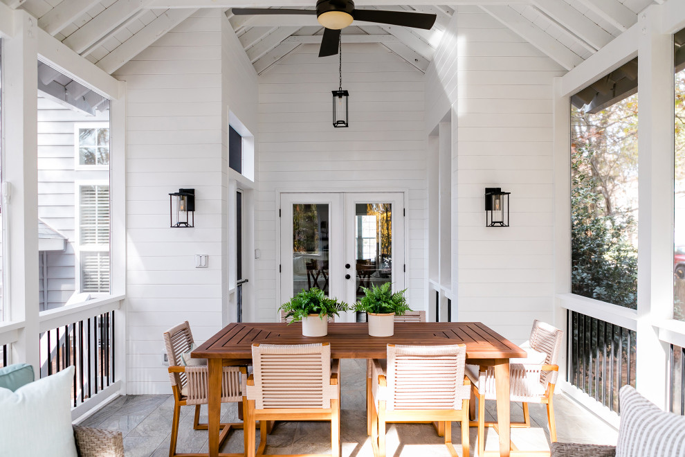 Apex Screen Porch - Transitional - Porch - Raleigh - by Catherine ...