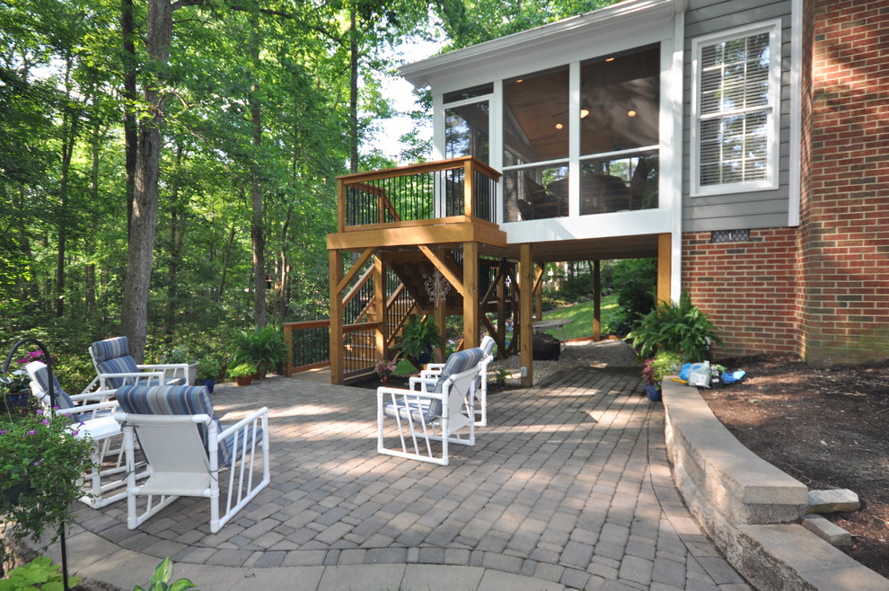 Apex-Screen Porch - Traditional - Porch - Raleigh - by H. Glazer ...