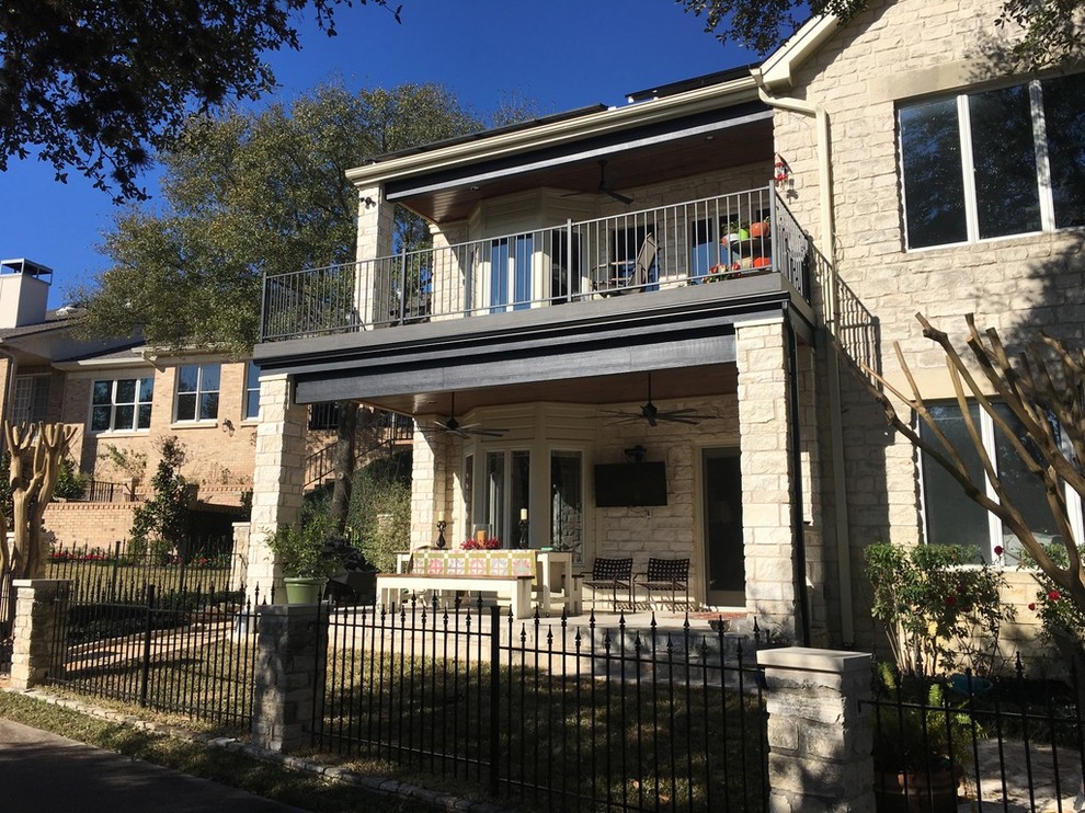 Austin Country Club Patio and Porch Redesign - Eclectic - Porch ...