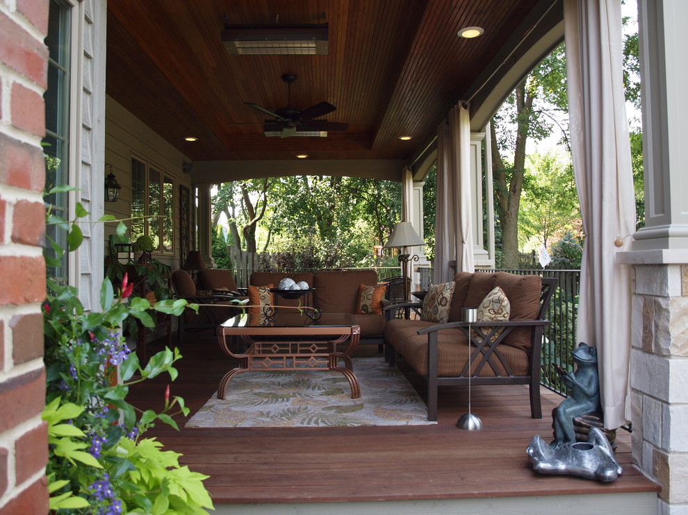 Back Porch Addition in La Grange - Traditional - Porch - Chicago - by ...