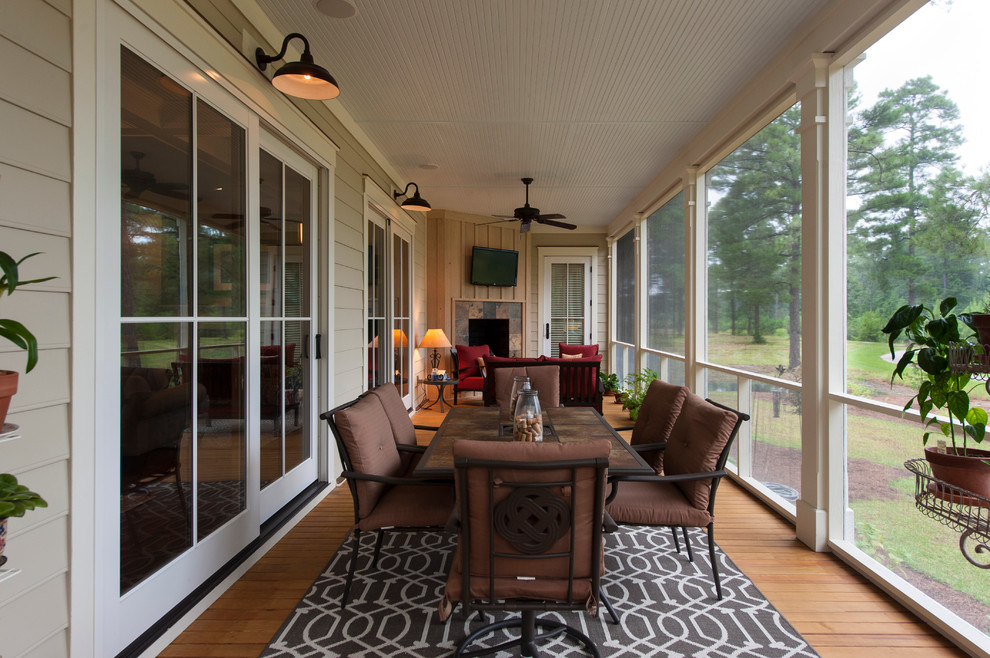 Back Porch - Traditional - Porch - Charleston - by Coastal Signature ...