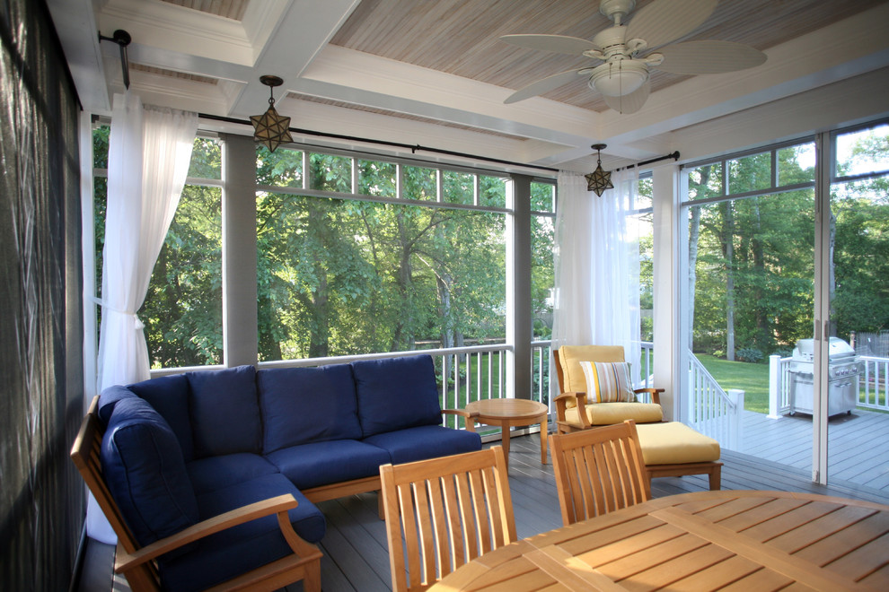 Backyard Retreat - Traditional - Porch - Boston - by Latady Design | Houzz