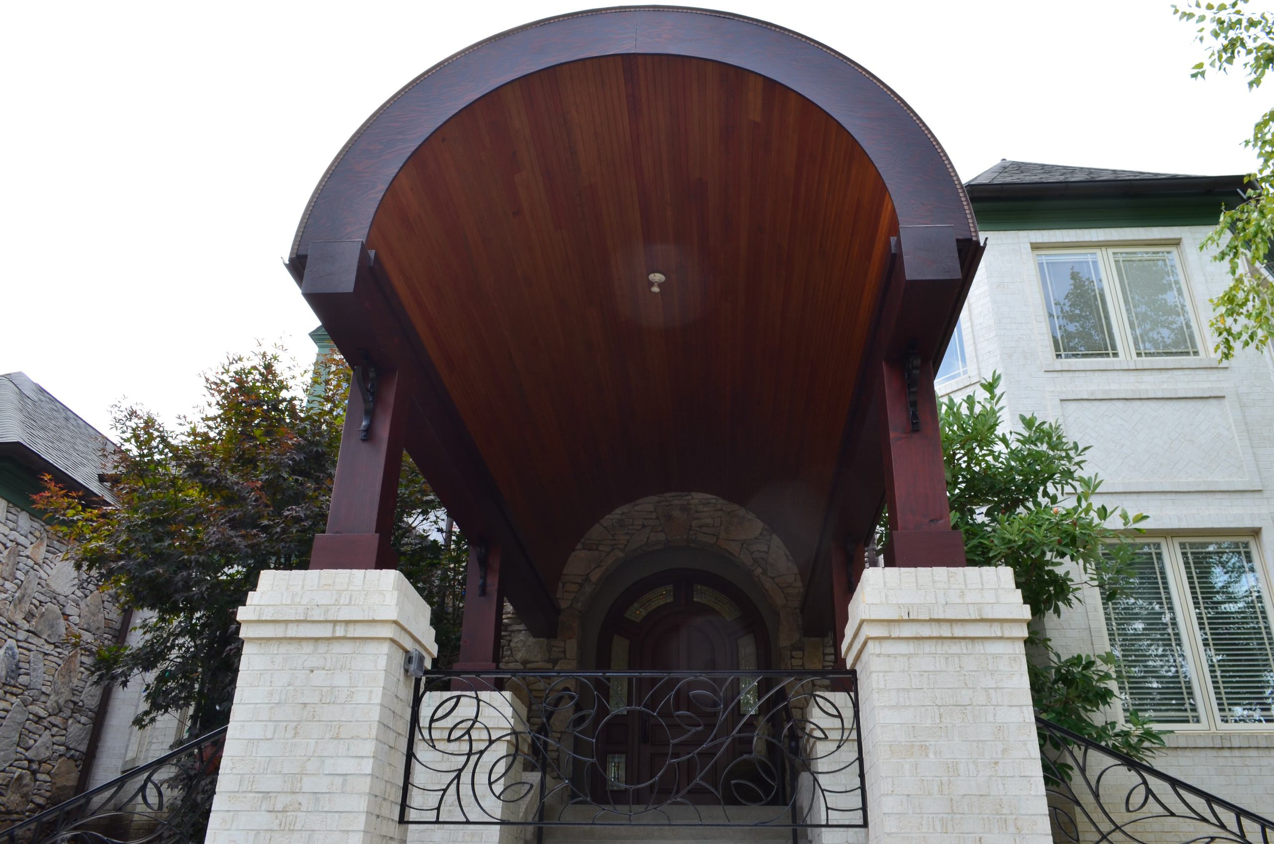 Barrel Vaulted Porch Ceiling | Shelly Lighting