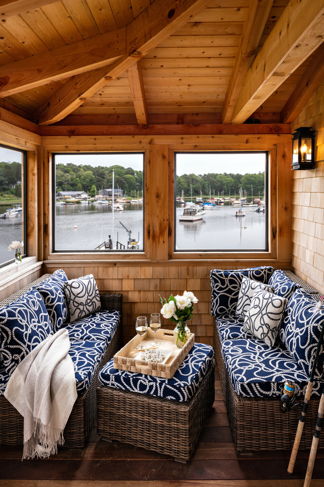 Beautiful Boathouse - Beach Style - Porch - Boston - by McPhee ...