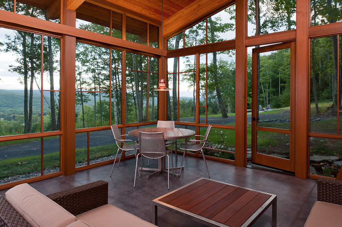 Berkshire Cabin Screen Porch - Contemporary - Porch - Boston - by ...