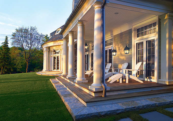 Big Cedar Lake Shingle Style - Traditional - Porch - Milwaukee - by ...