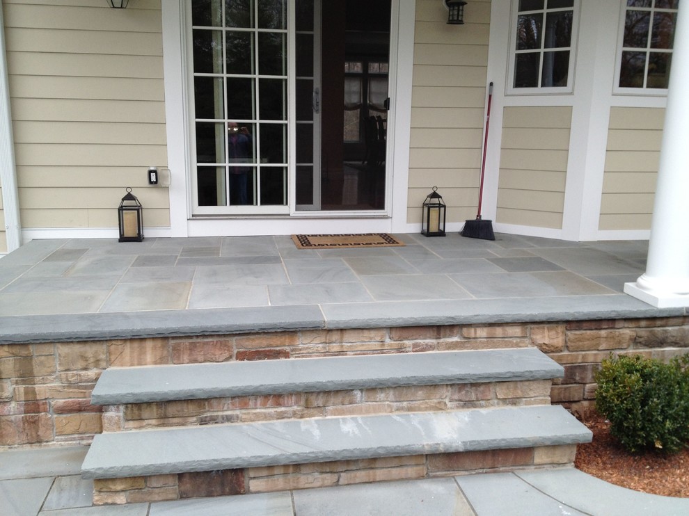 Bluestone Porch - Traditional - Porch - New York - by Mufson Landscape ...