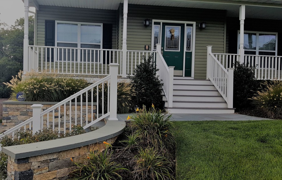 Bluestone Steps - Traditional - Porch - New York - by Castro StoneWorks ...