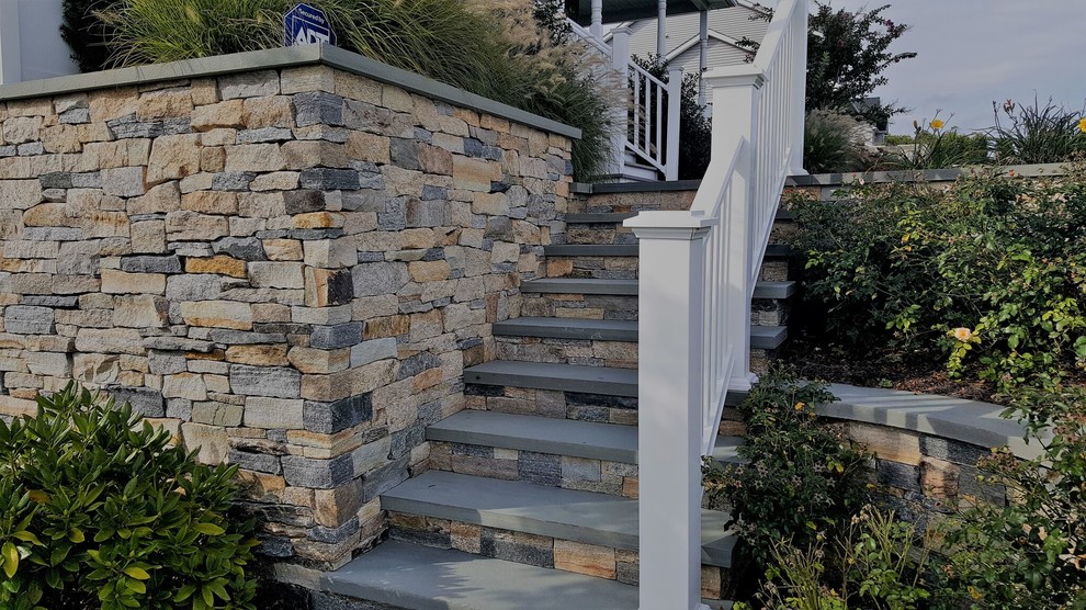 Bluestone Steps - Traditional - Porch - New York - by Castro StoneWorks ...