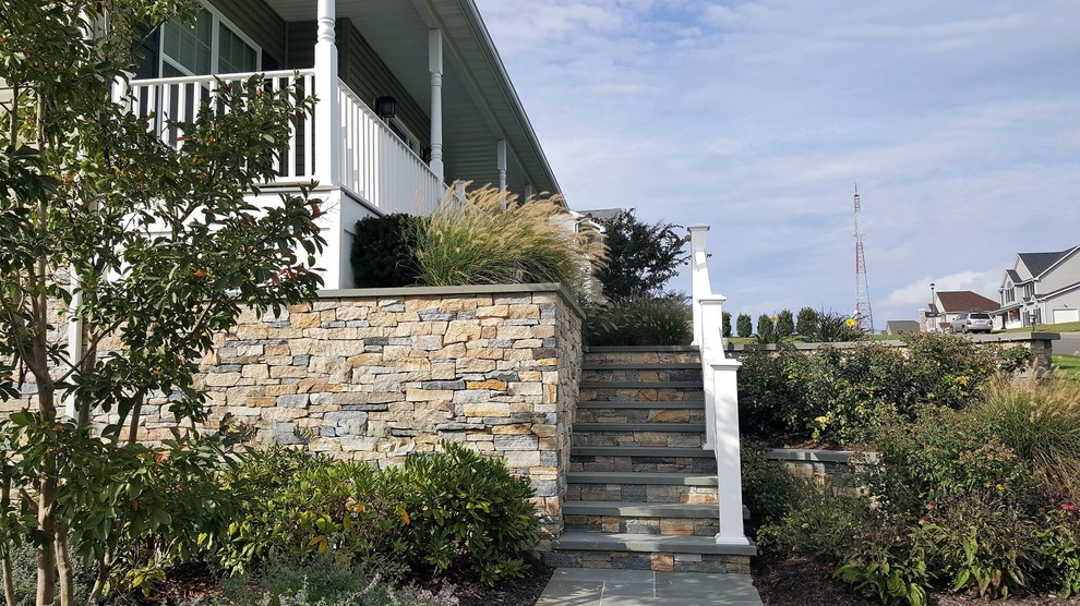 Bluestone Steps - Traditional - Porch - New York - by Castro StoneWorks ...