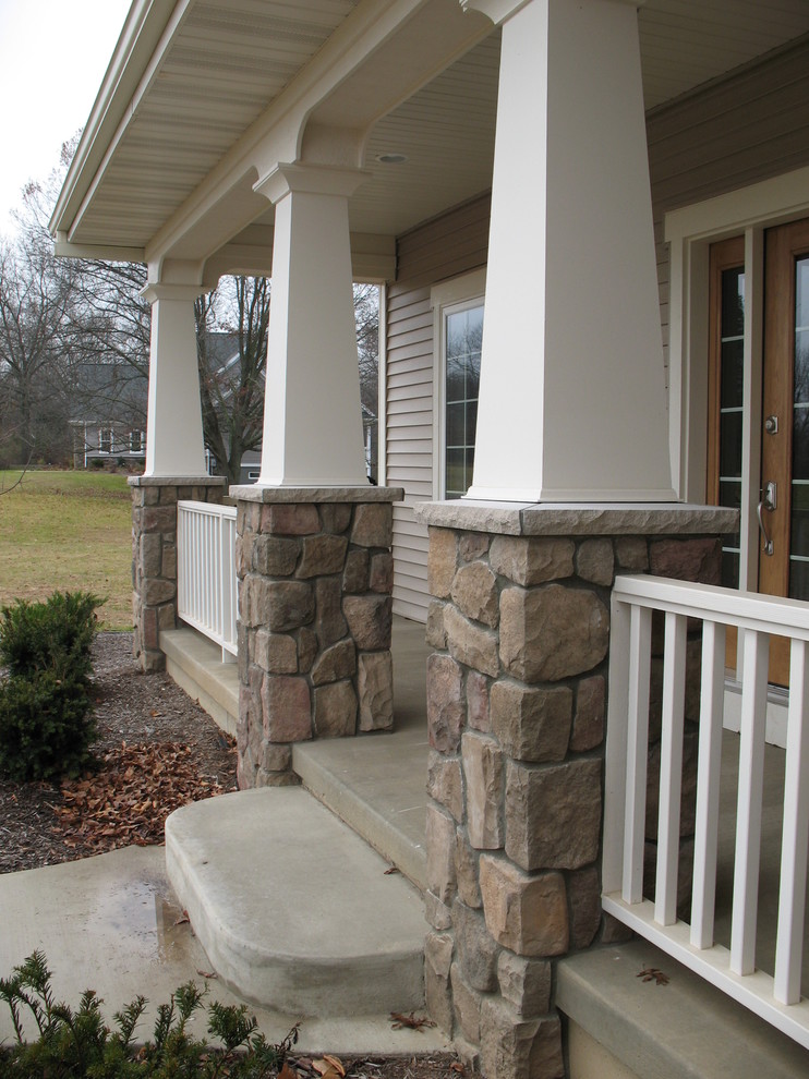 Boral Cultured Stone - Dressed Fieldstone - Traditional - Porch ...