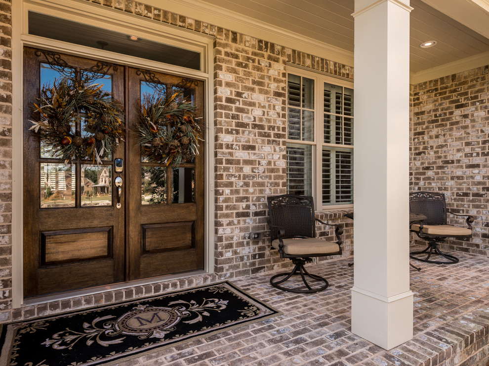 Brick Front Porch - Traditional - Porch - Atlanta - by Winans Homes | Houzz