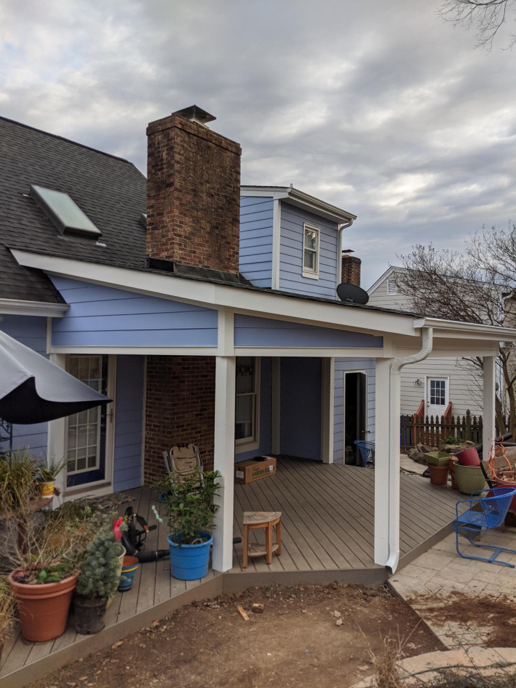 Built, Painted, Stained Porch Ready for Relaxtion - Arts & Crafts ...