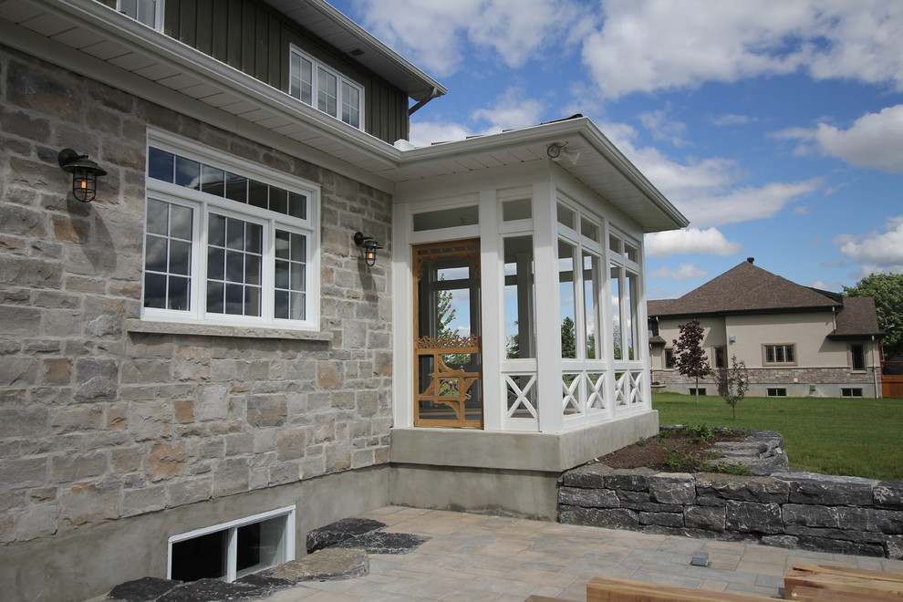 C & M-E home featured in Sofadeco yearly issue - Traditional - Porch ...