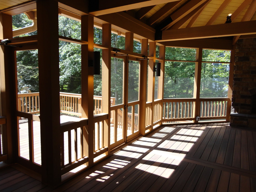 Cedar Porch - Traditional - Porch - Other - by Decks With Style, LLC ...