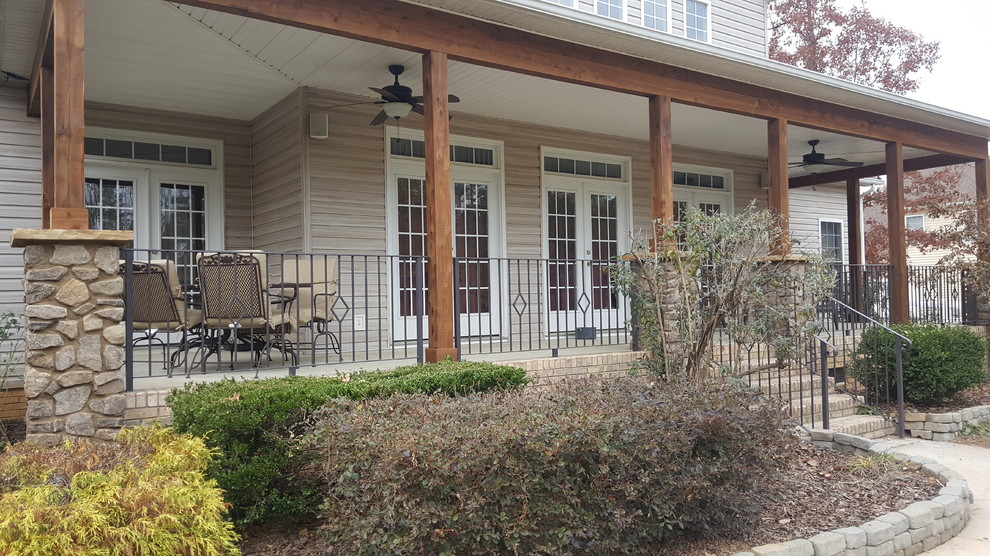 Cedar Wrap Around Porches and Shutters - Craftsman - Porch - Charlotte ...